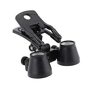 NSKI 3.5X420mm Binocular Plastic Clip Loupes DY-110 Lab Head Magnifier w/Clip-on