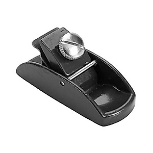 GreatNeck LSO 3-1/2 Inch Block Plane, Small Wood Planer for Use in Home Improvement Projects & Craft, Hobby, & Model-Making, Steel Frame & Adjustable Blade, Perfect for One-Handed Use,Multi