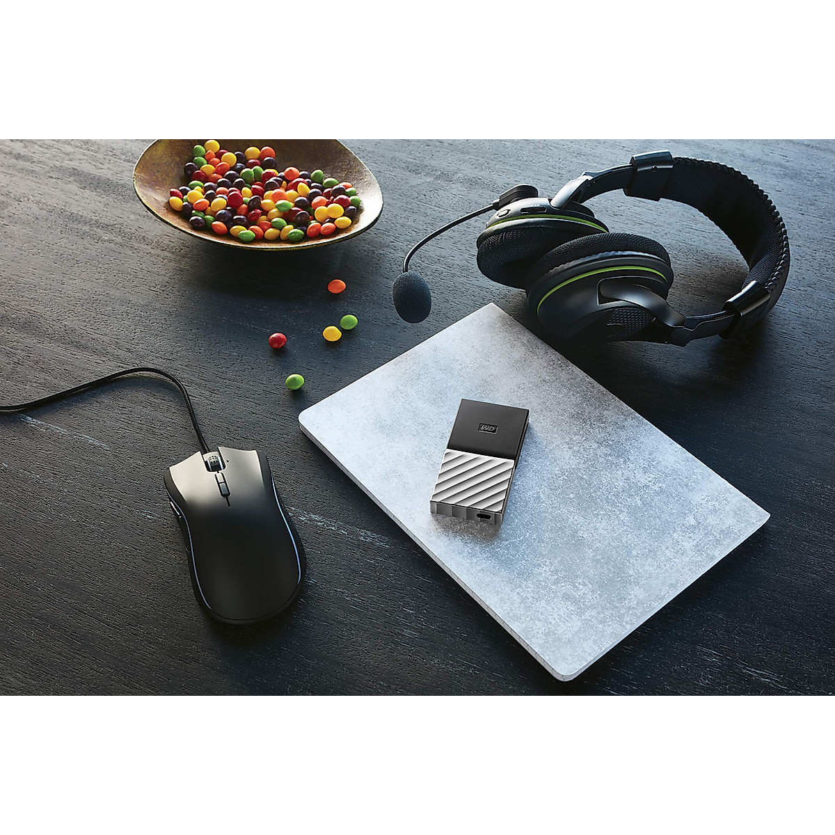 WD 2TB My Passport SSD External Portable Drive, USB 3.1, Up to 540 MB/s - WDBKVX0020PSL-WESN