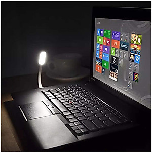 EBYPHAN Mini USB Light for Keyboard, Flexible USB Laptop Light, Adjustable USB Lamp for Notebook Computer(Gooseneck Structure, LED Lighting Source, 10-Pack)