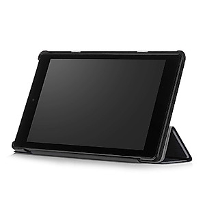 Gylint All-New Fire HD 10 2019 Case, Premium Folio Smart-Shell Stand Case Cover with Auto Sleep/Wake for All-New Fire HD 10 (Compatible with 7th and 9th Generations, 2017 and 2019 Releases Black