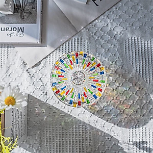 MAGCOLOR Elegant-Hand Painted Colorful Woven Easter Large Crystal Glass Candy Box candy servers,candy jars with Lid,Jewelry Box,Storage Jar,Candy dish covered,Great Gift for Family Friends-24 oz.