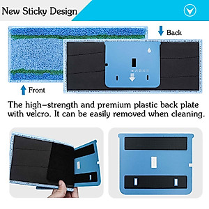8 Pack Upgraded M6 Wet Mopping Pads for iRobot Braava Jet M6 Series (6110) (6012) (6112) (6113) Ultimate Robot Mops, New Sticky Design, Detachable, Washable and Reusable M6 Pads Accessories Parts