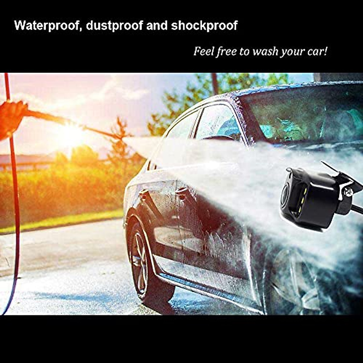 REARMASTER® New Upgrade Vehicle Backup Camera, 6 Led Night Vision High Definition Clear Picture