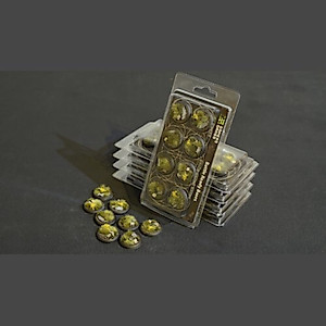 Gamers Grass Battle Ready Bases: Highland Round Lip 30mm (x8)