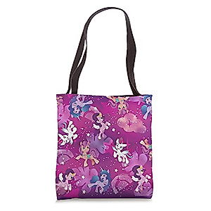 My Little Pony: A New Generation Pink Group Pony Pattern V2 Tote Bag