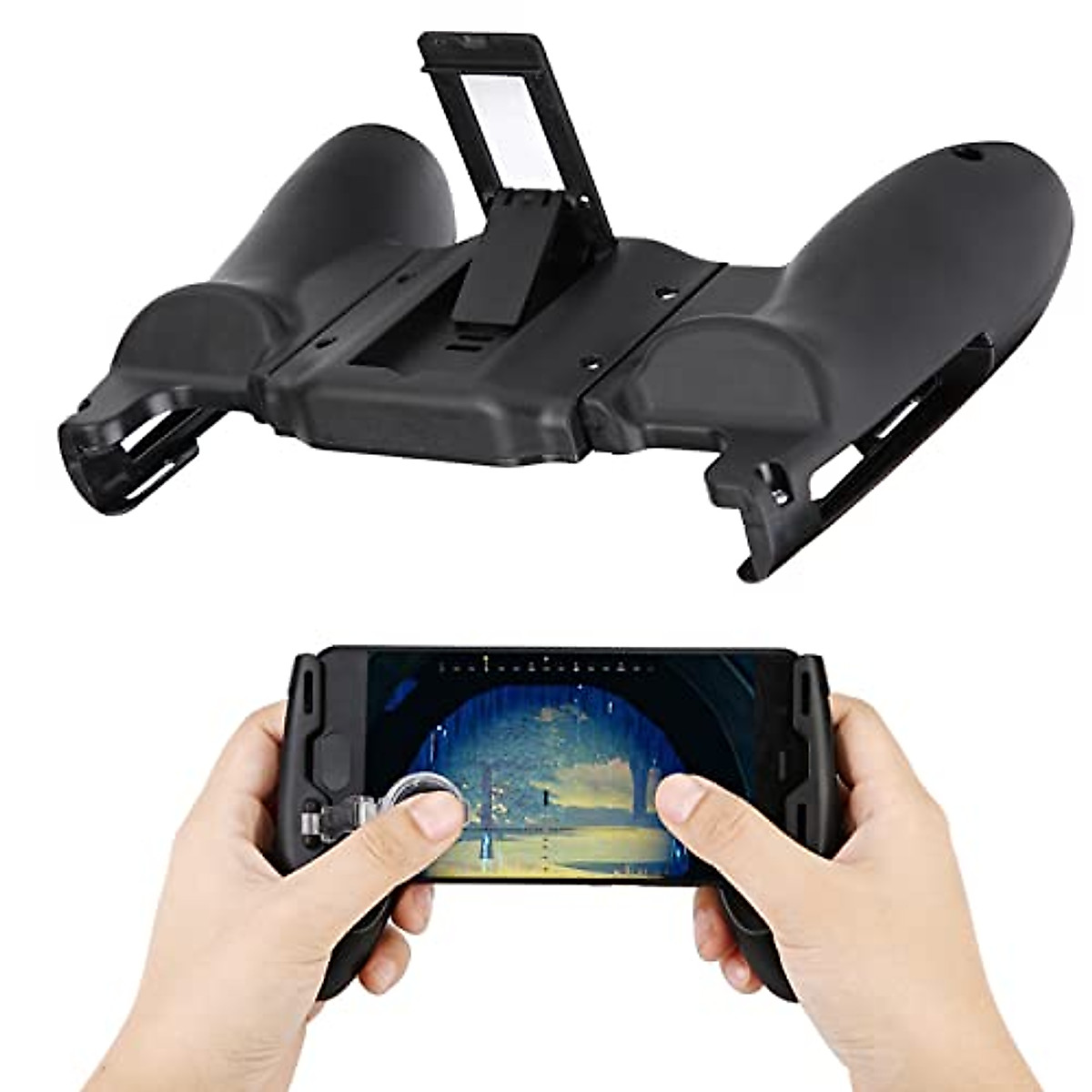 Universal Mobile Gamepad Holder 3 in 1 Portable Smartphone Gamepad Controller Mini Joystick Game Handle Grip Controller for 4.5inch to 6.5inch Mobile Phone