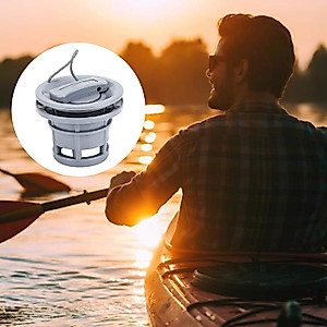 Yosoo Health Gear Inflatable Boat Valve Gasket, Air Track Valve, Air Track Air Plug, Kayak Air Valve, Inflatable Boat Valve for Kayak Canoe Inflatable Boat Dinghy