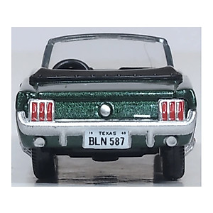 1965 Convertible Ivy Green Metallic 1/87 (HO) Scale Diecast Model Car by Oxford Diecast 87MU65006