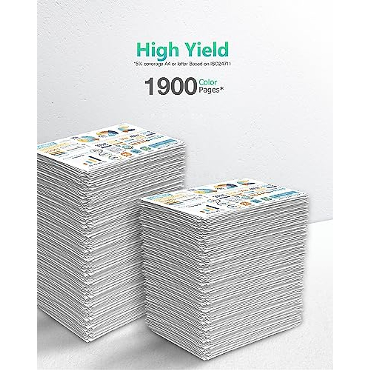 069 Toner Cartridge Compatible Replacement for Canon 069H for imageCLASS MF753Cdw MF751Cdw LBP674Cdw Printer (1 Cyan)