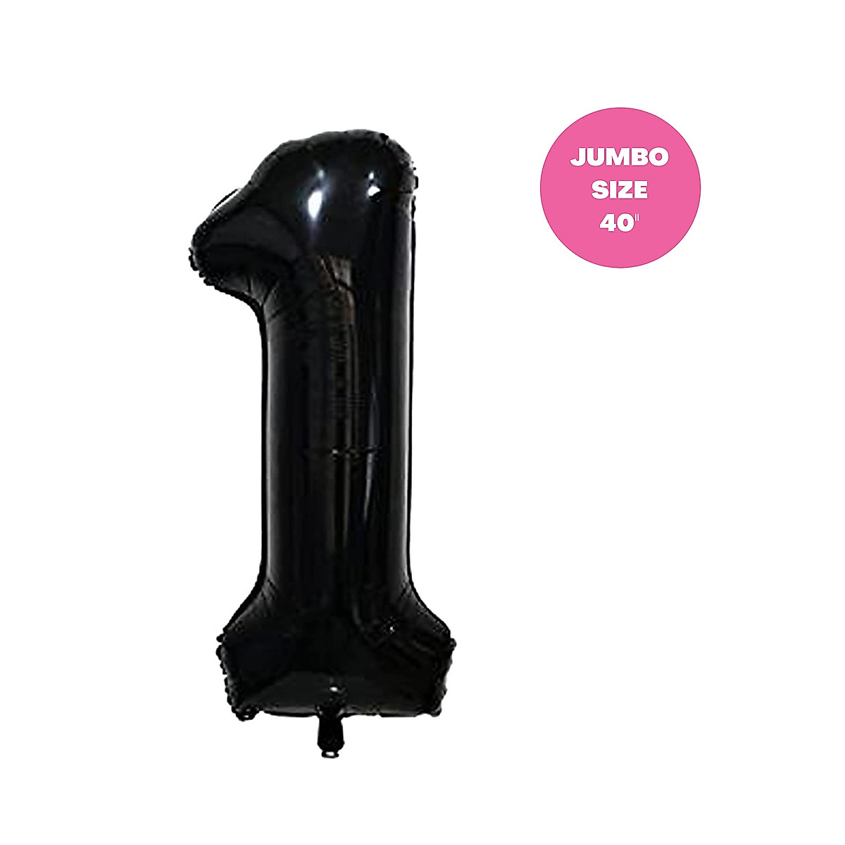 100% LIKED-One Happy Dude Balloon Set, 40” Black One|Black & White Smiley Face Latex |Checkered Foil for One Happy Dude Birthday Decorations, Baby Shower,1st Birthday Party Supplies