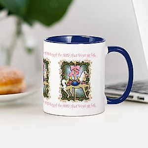 CafePress Flower Carousel Mug Ceramic Coffee Mug, Tea Cup 11 oz