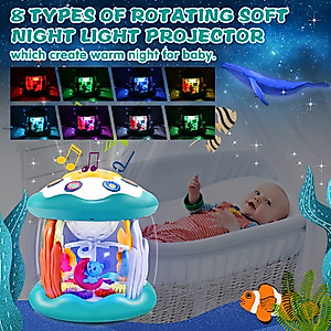 Cozybuy Baby Toys 6 to 12 Months, Musical Toys for Babies 6-12 Months, Light Up Crib Toys for Infants 0-6-12 Months, Crawling Learning Infant Toys 0-18 Month Toddlers 1 2 3 Year Old Boy Girl