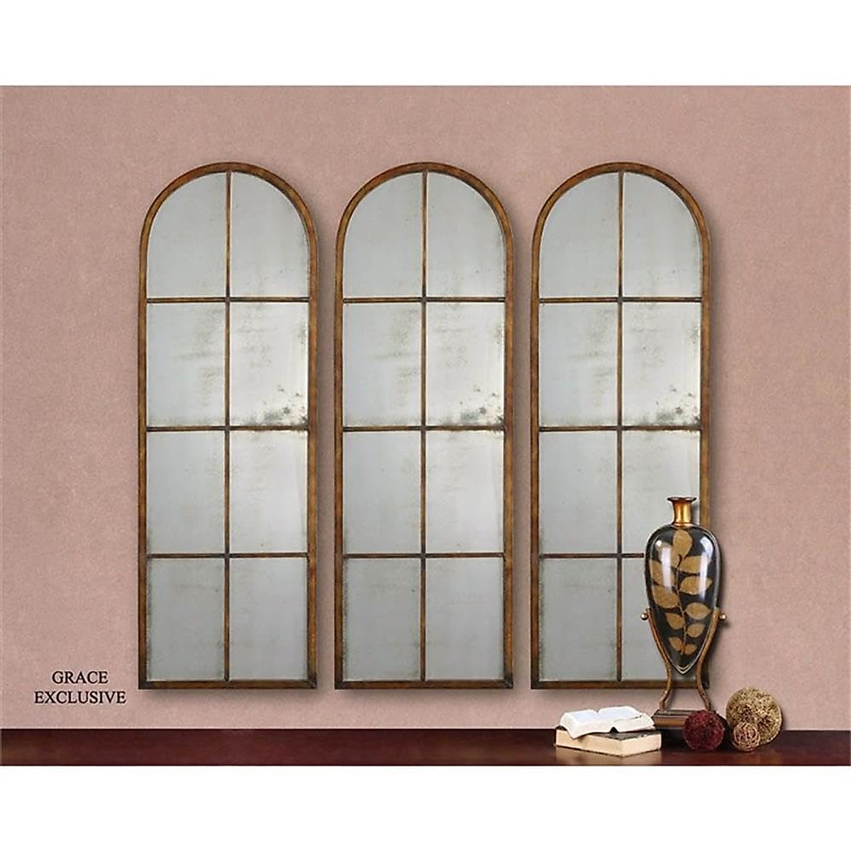 Amiel - Arch Mirror Frame - 16.5 inches wide by 1.38 inches deep