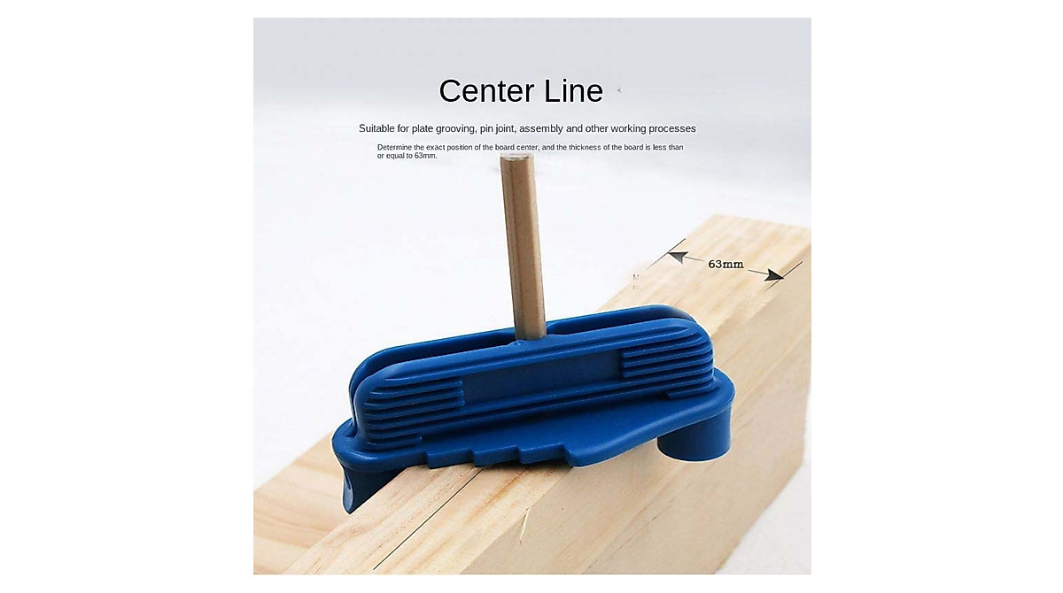CLAHJQX 2Pcs Center Scriber for Precise Woodworking Marking