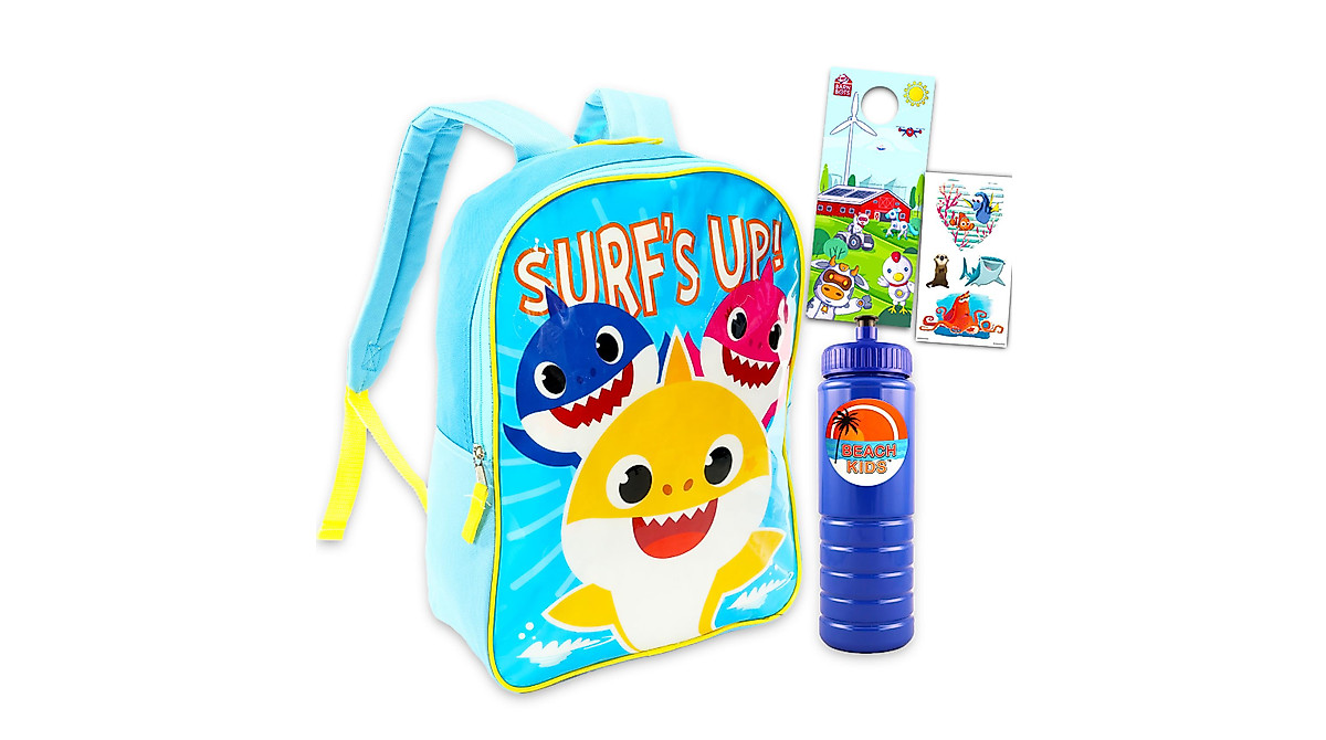 Baby Shark Backpack for Toddlers and Kids - Fun School & Travel Bag