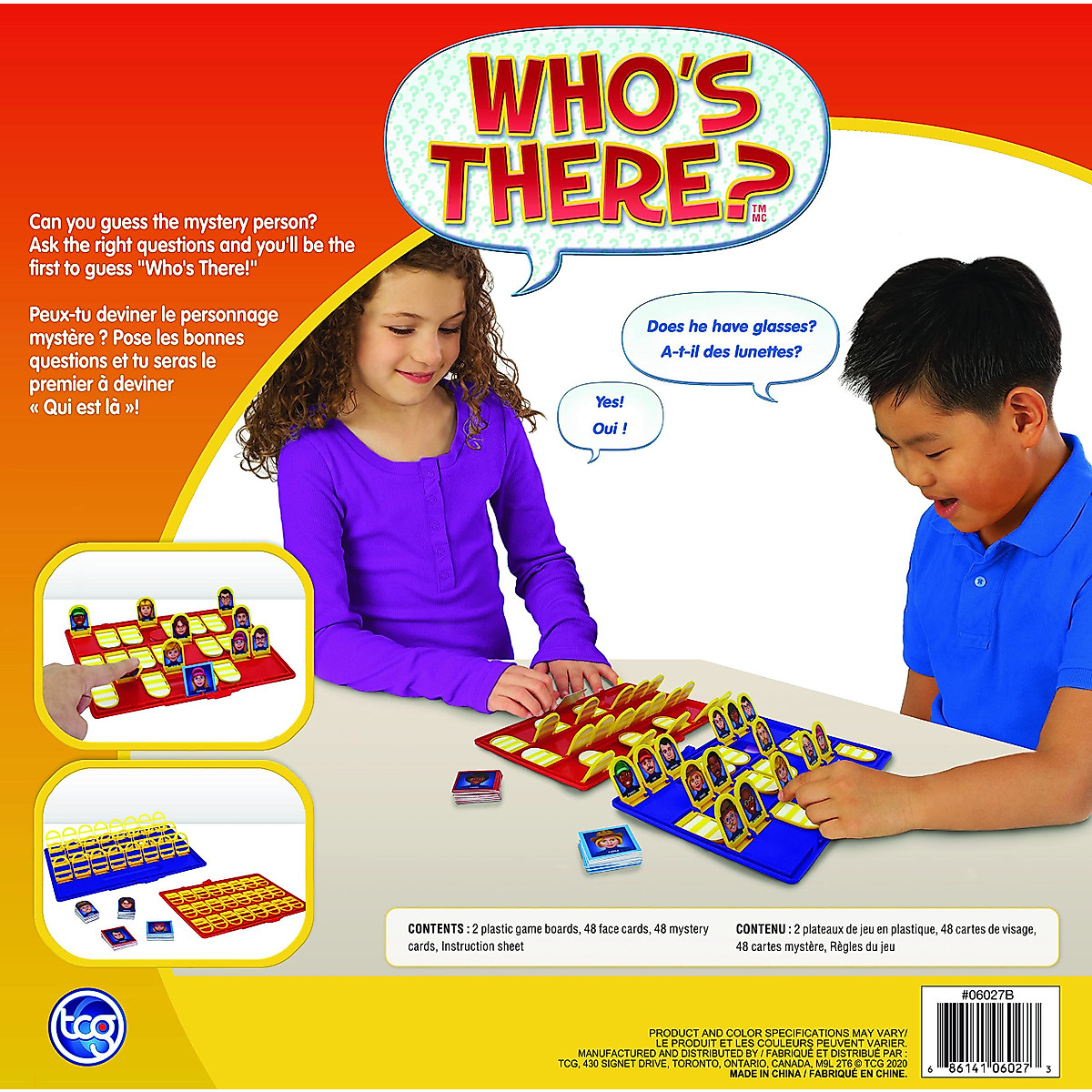 Family Games - Who's There - Be The First to Guess Your Opponent! Great Gift for Boys and Girls!