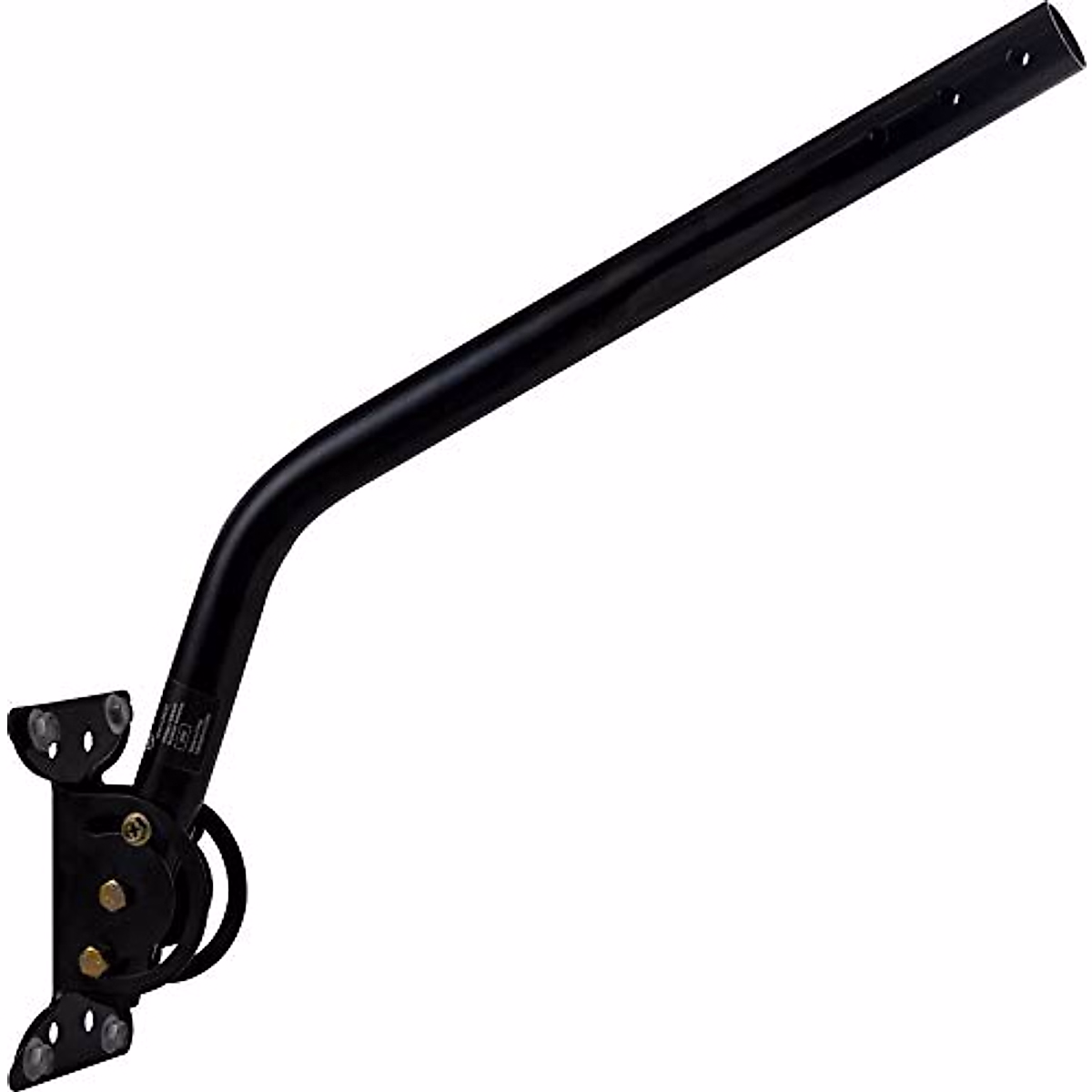 Philips Universal Adjustable TV Antenna Mount, Steel J-Mount for Attic Outdoor Roof Wall Installation, Weatherproof Mast Pole, Mounting Bracket and Hardware Included, Black, SDW1220/27