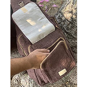 Unique deasign Himalaya Hemp Sling Backpack Hippie Backpack Festival Backpack Hiking Backpack 100% Hemp|100 VEGAN| FAIR TRADE | Handmade with Love.