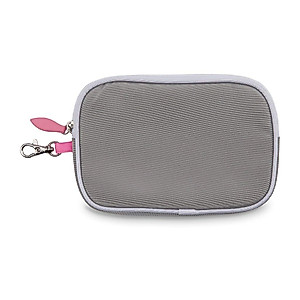 Ame & Lulu Sport Wristlet (Grey/Pink)