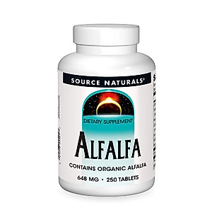 Source Naturals Alfalfa 10 Grain Dietary Supplement - 250 Tablets
