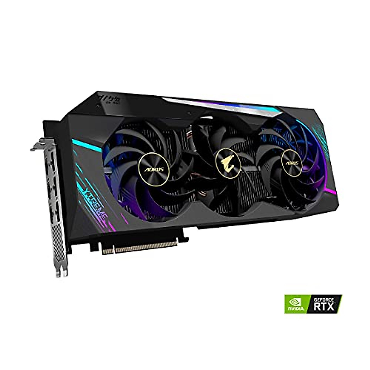 GIGABYTE AORUS GeForce RTX 3080 Ti Xtreme 10G Graphics Card, Max Covered Cooling, 12GB 384-bit GDDR6X, GV-N308TAORUS X-12GD Video Card