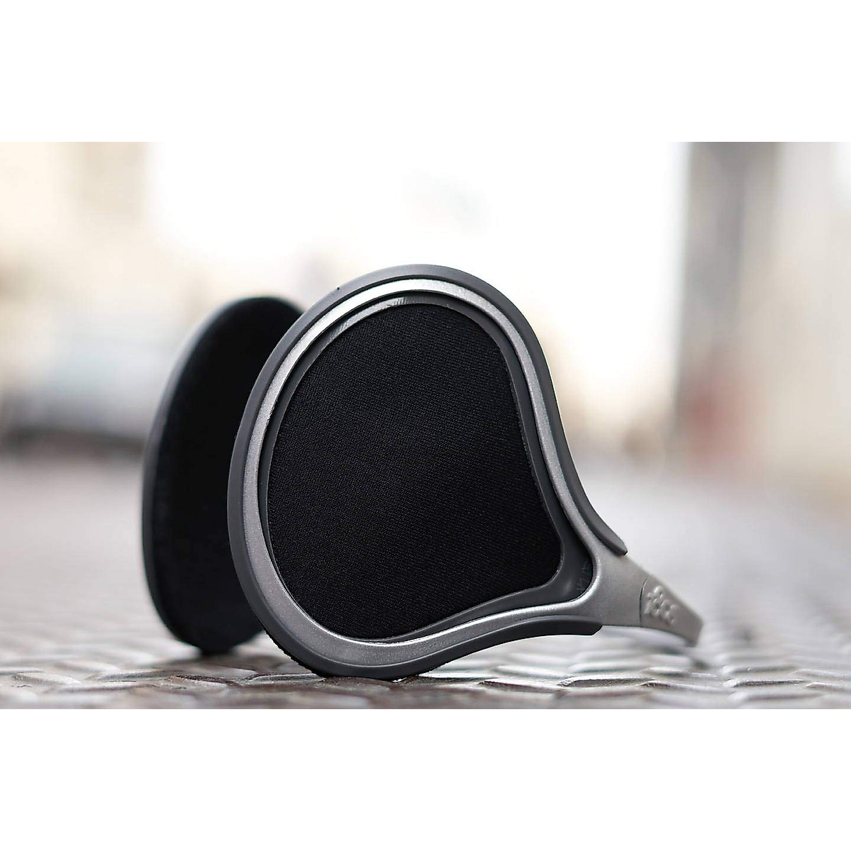 180s Unisex Ultra-Thin & Lightweight EXOLITE Behind-the-head Ear Warmer (Exolite, Black)