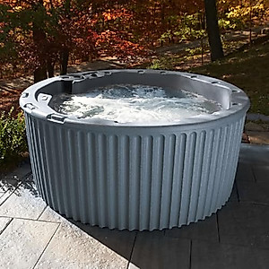 AquaLife Outback™ 5-6 Person 20-Jet Non-Lounger Hot Tub with LED Lighting and Insulated Cover
