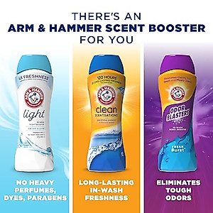 Arm & Hammer Odor Blaster In-Wash Scent Booster - Fresh Burst, 24 oz, Pack of 4