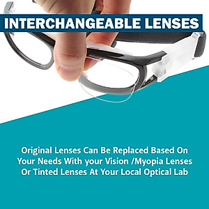 BLUE CUT Safety Basketball Goggles For Kids for Outdoor Sports Activities Soccer Football Anti Fog Lenses (Black)