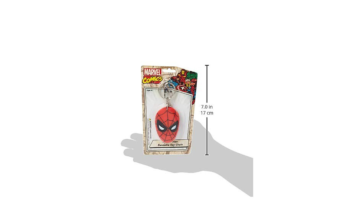 NJ Croce Spider-Man Face Key Chain for Fans
