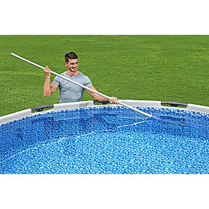 Bestway Flowclear AquaSurge Rechargeable Pool Vacuum Cleaner, Gray