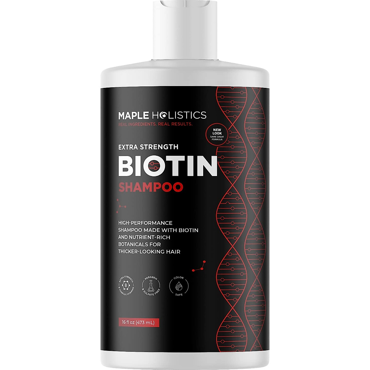 Extra Strength Biotin Shampoo and Conditioner - Volumizing Shampoo and Conditioner Set for Dry Damaged Hair - Moisturizing Biotin Collagen Hair Conditioner and Sulfate Free Shampoo for Thinning Hair