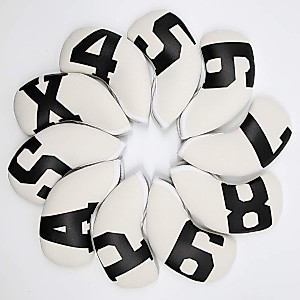 Golf Iron Covers,Golf Iron Head Covers with Colorful Number Neoprene Golf Iron Covers Set,Golf Club Head Covers for Iron Set Fit All Brands Golf Iron Headcovers 4/10pcs