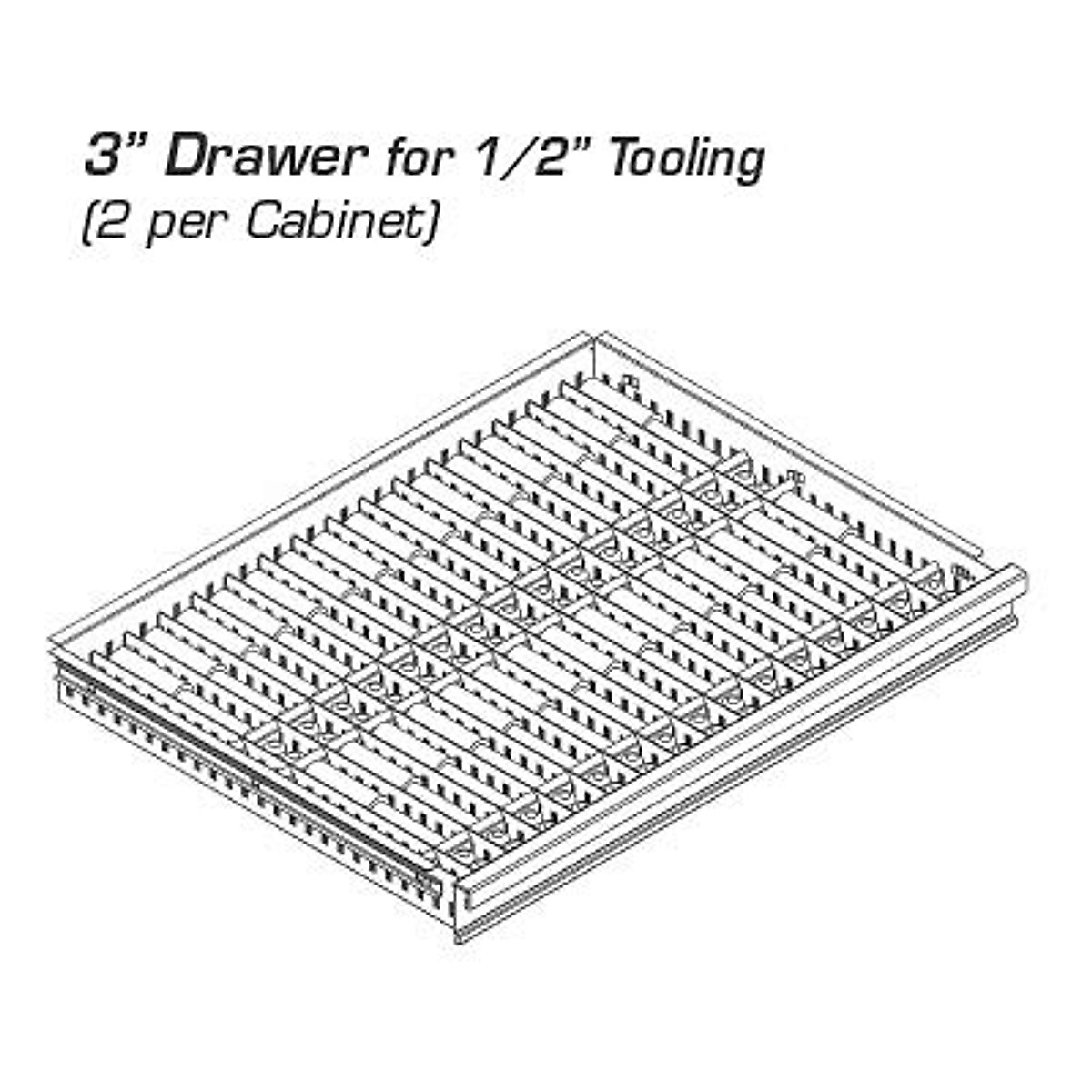 Versatility - 8 Drawer Turret Tooling Cabinet with Mobile Base, VT-22000