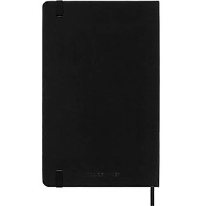 Moleskine Classic Notebook, Hard Cover, Large (5" x 8.25") Plain/Blank, Black, 240 Pages