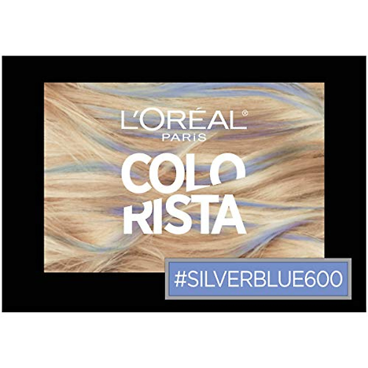 L’Oréal Paris Hair Color Colorista Makeup 1-day for Blondes, Silverblue600, 1 Fluid Ounce