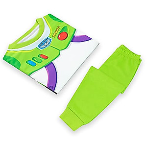 Disney Boys Toy Story Pyjamas 2 Pack Buzz Lightyear and Woody Kids PJs Multicolored 2T