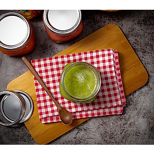 Ieavier 6 PACK Wide Mouth Mason Jars 16oz with Airtight Lids and Bands, Canning Jars with Crystal Glass for Food Storage, Spice Jars, Canning, DIY Projects, Jam, Jelly, Honey, Preserving, Drinking