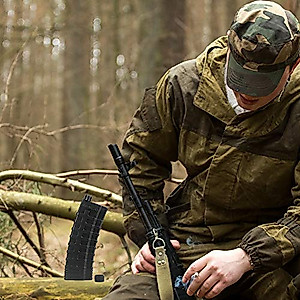 Barbuzzo AR-15 Liberty Flask, 7 Ounce, Black