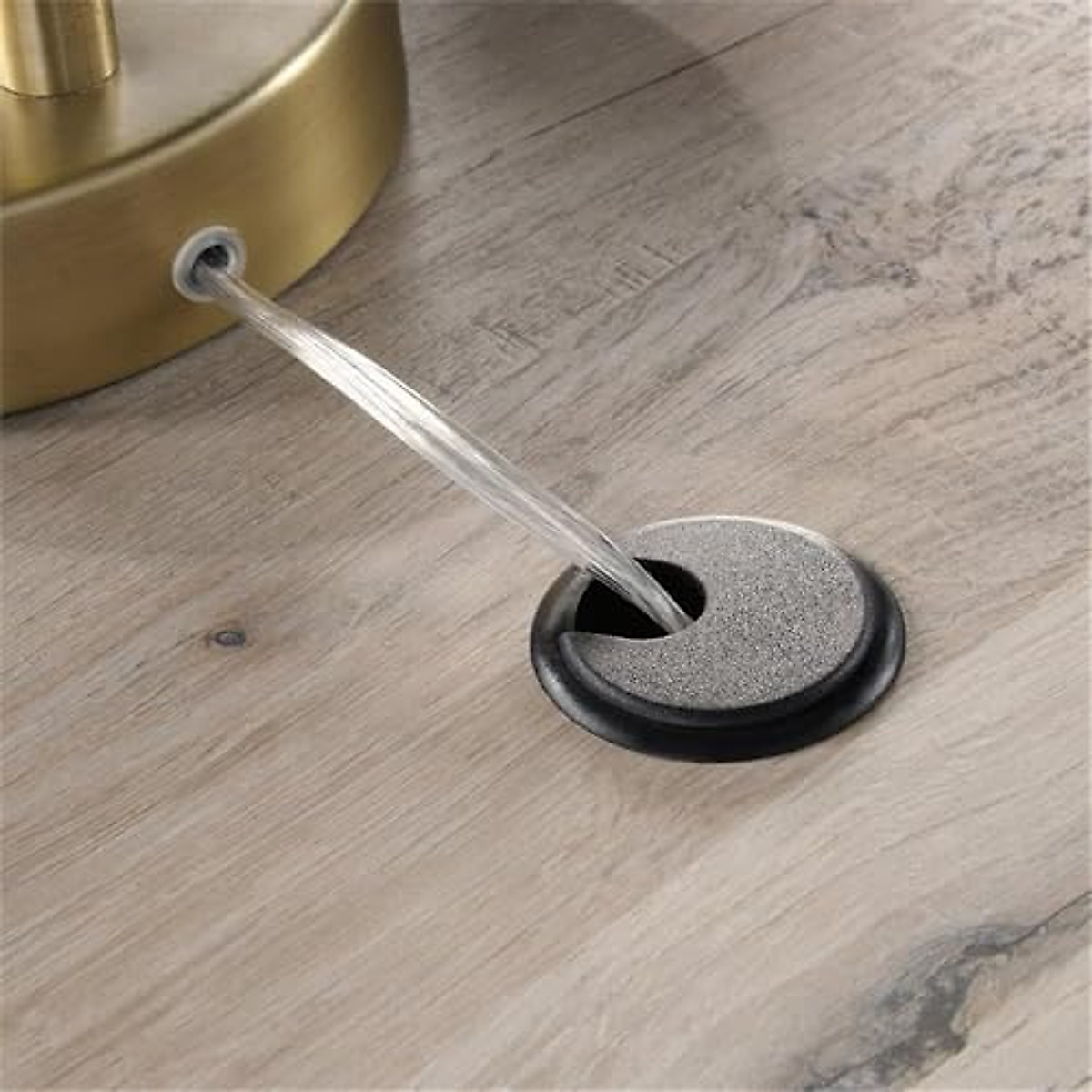 BOWERY HILL Contemporary Engineered Wood Computer Desk with File Drawer, 3 Additional Drawers, Adjustable Shelf, L-Shaped, Easy Assembly, for Home/Office, in Split Oak Finish