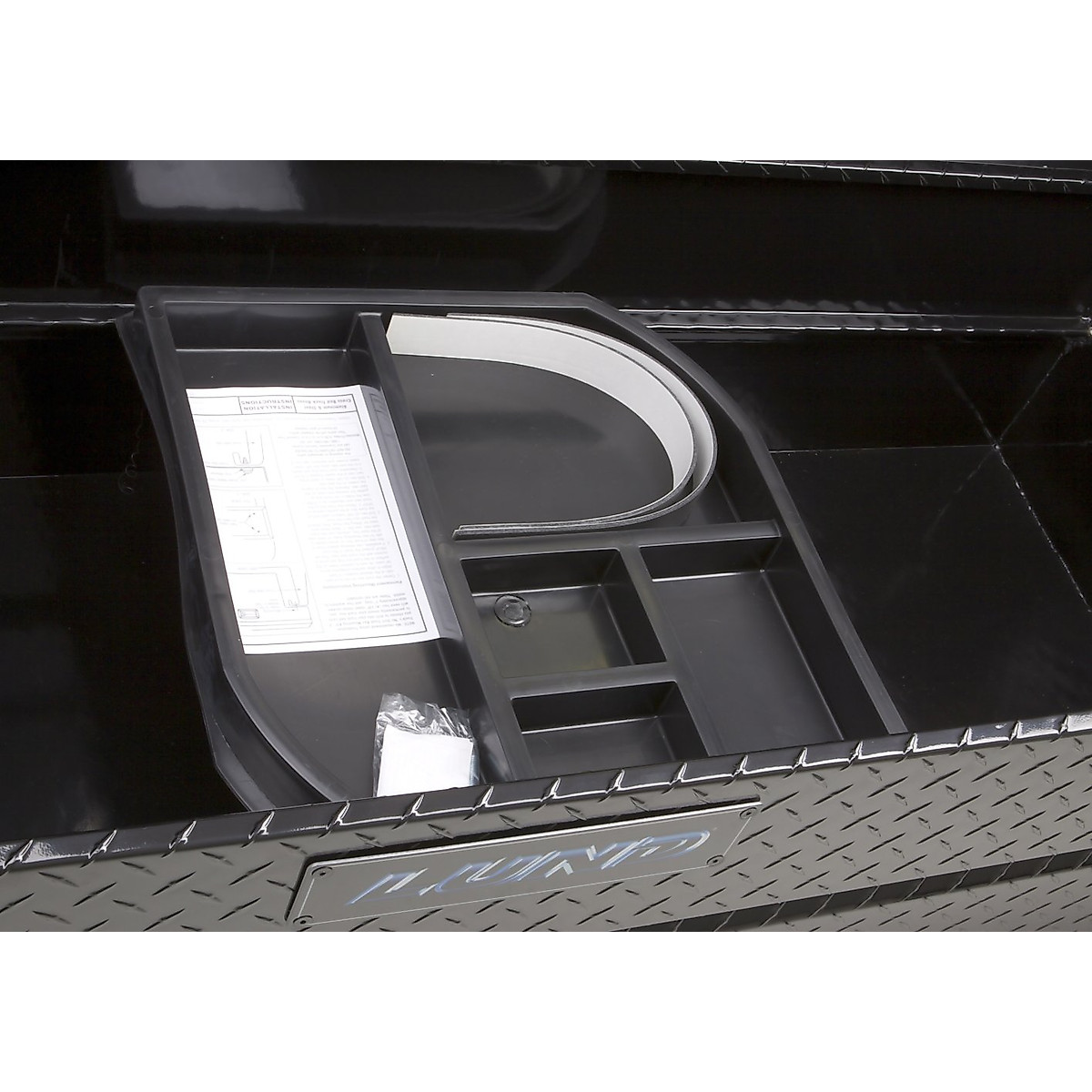 Lund 79301 58" Black Aluminum Cross Bed Tool Box