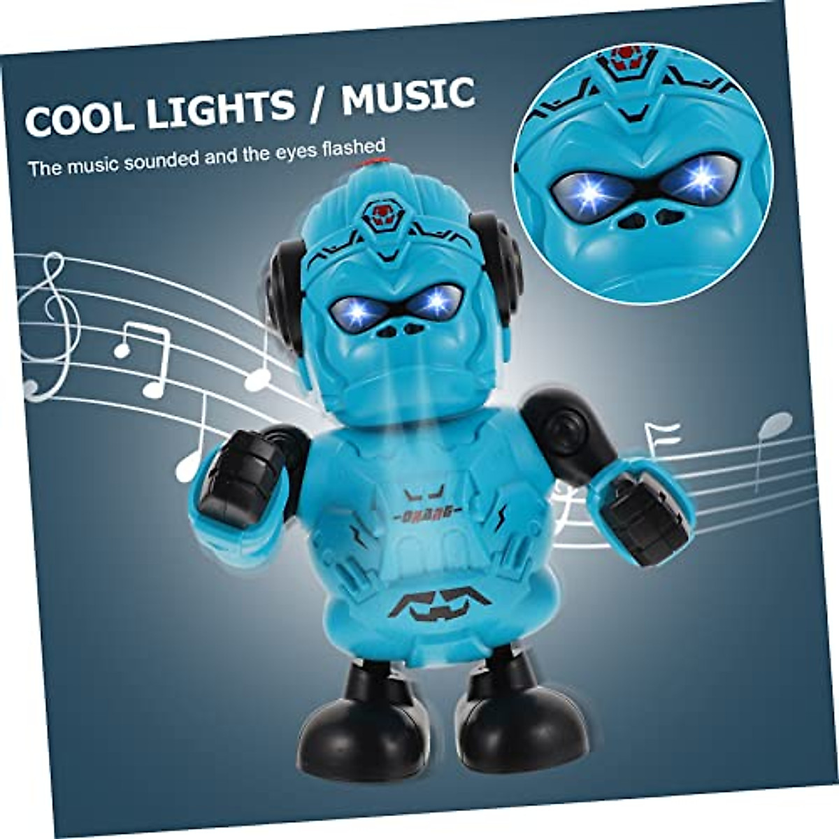 Toyvian 1pc King Robot Puppy Toys for Kids Mini Toy Robot for Kids Child Robot Toy Robotic Toy Kids Robot Toy Birthday Present Child Plastics, Electronic Components Blue Desktop