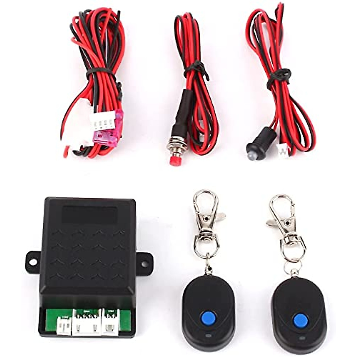 Universal 12V Car Alarm Immobilizer Anti Theft System + 2 Remote Controller