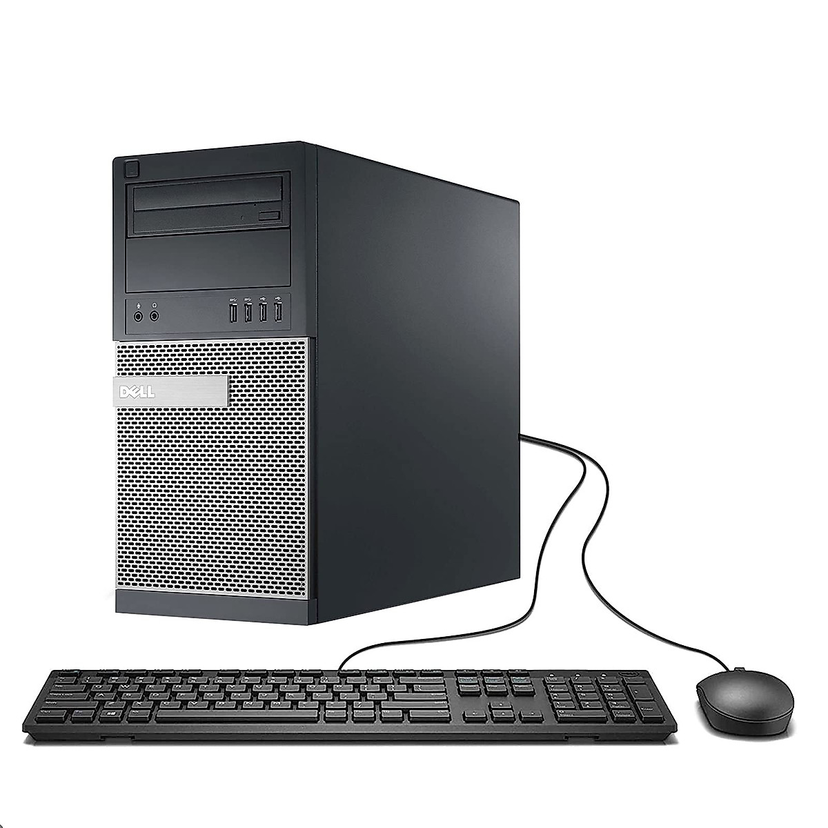 DELL Optiplex 9010 Tower Premium Business Desktop Computer (Intel Quad-Core i7-3770 up to 3.9GHz, 8GB DDR3 Memory, 2TB HDD + 120GB SSD, DVD, WiFi, Windows 10 Professional) (Renewed)']