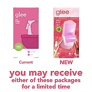 JOY Glee Waxing Kit for Women, Wax Strips, 32 Wax Strips and 6 Finishing Wipes, Wax Strips for Hair Removal, Body Wax Kit, Hair Removal for Women, Waxing, Hair Removal Wax, Waxing Strips, Wax Kit