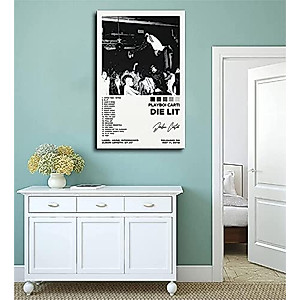 Playboi Poster Carti Music Poster Die Lit Album Poster Wall Sticker Rap Room Wall Decor Canvas Wall Art
