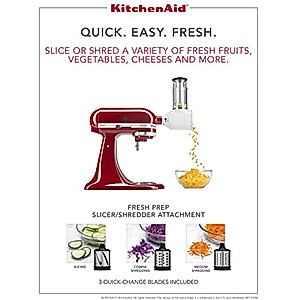 KitchenAid KSMVSAQ Fresh Prep Attachment, White