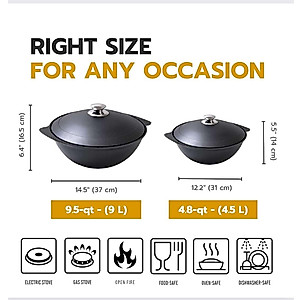 Kazan for Making Pilaf (non-sticking coating) 9L