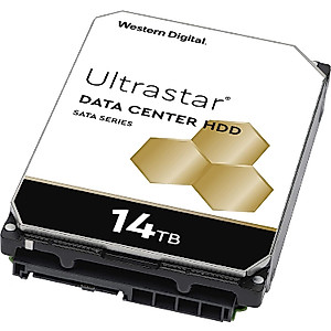 Western Digital 14TB Ultrastar DC HC530 SATA HDD - 7200 RPM Class, SATA 6 Gb/s, 512MB Cache, 3.5" - WUH721414ALE604
